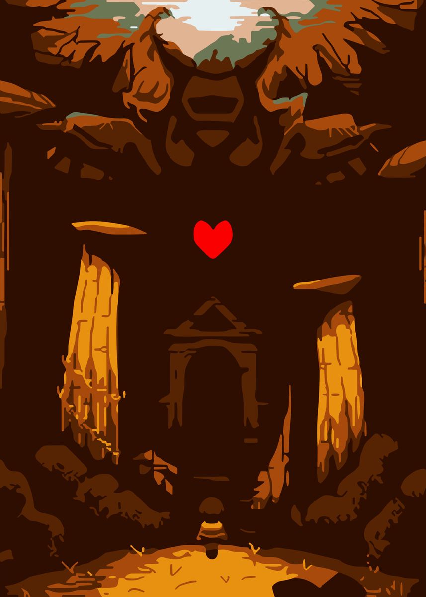 'Undertale Game Art' Poster, picture, metal print, paint by Blez Time ...