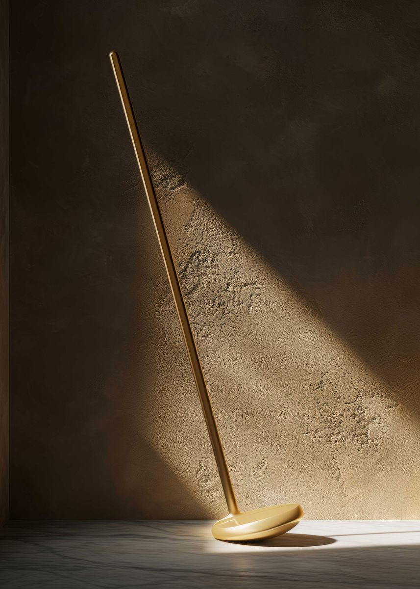 '3D Dark Gold' Poster, picture, metal print, paint by Morgan Yon | Displate