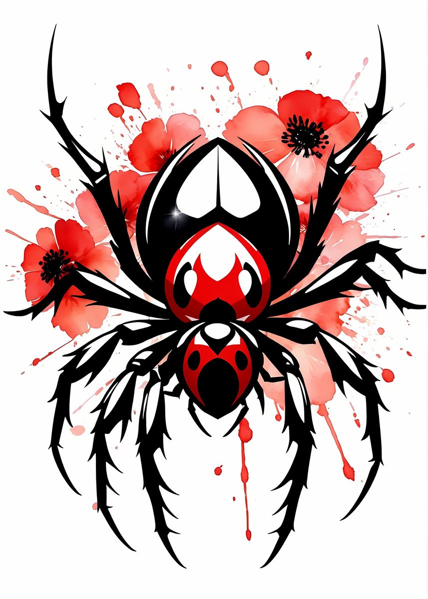 'Spider' Poster, picture, metal print, paint by Imagination Gallery ...