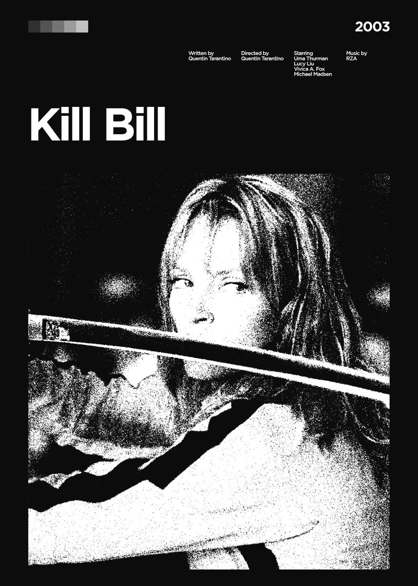 'Kill Bill' Poster, picture, metal print, paint by Geral Dwi Cahyo ...