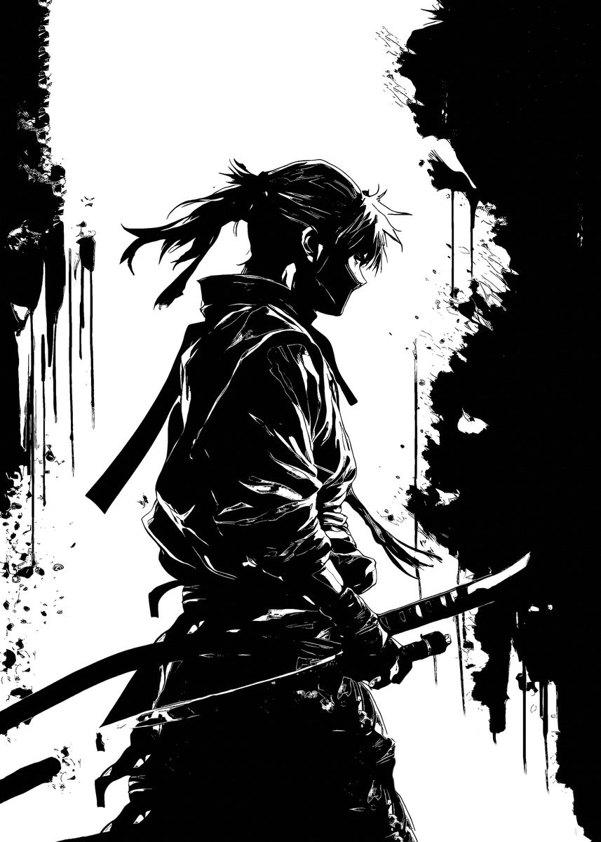 'Urban Ronin Chronicles' Poster, picture, metal print, paint by ANDRE ...