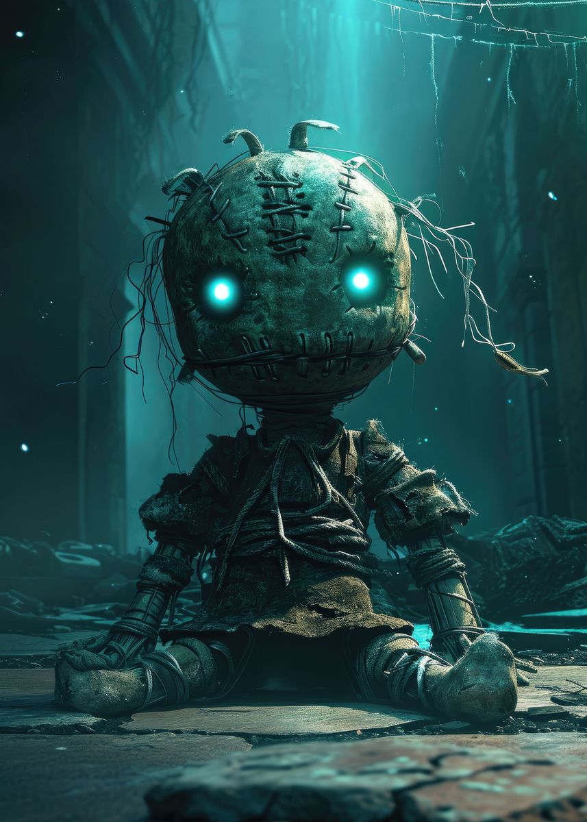 'Evil Voodoo Doll' Poster, picture, metal print, paint by GLITCHED ART ...