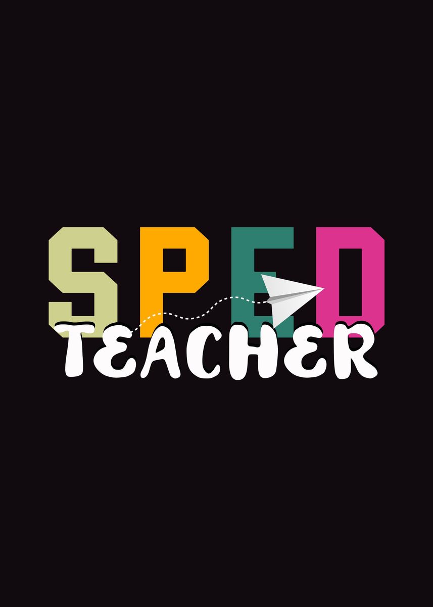 'sped teacher' Poster, picture, metal print, paint by Philippa Quintero ...