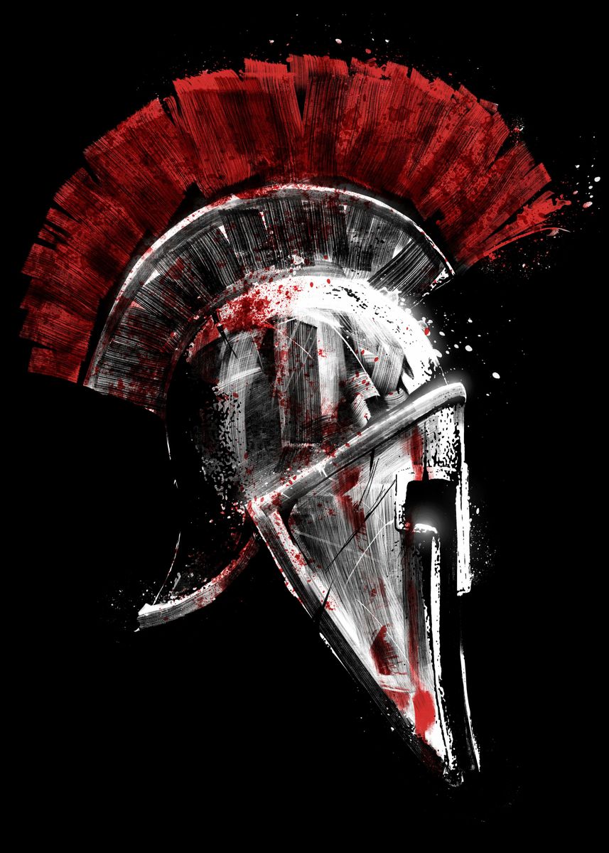 'Helmet' Poster, picture, metal print, paint by VAGANTE | Displate