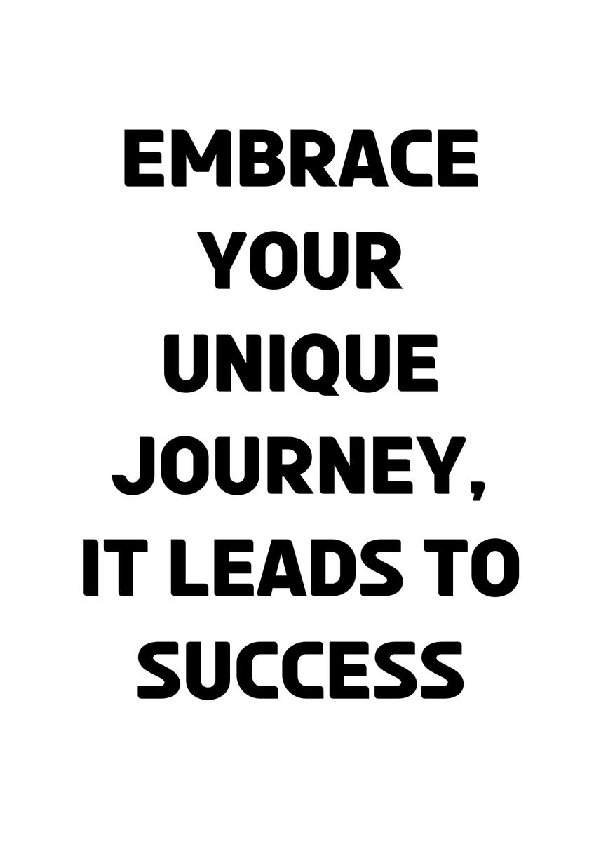 'Embrace Your Unique ' Poster, picture, metal print, paint by EDSON ...