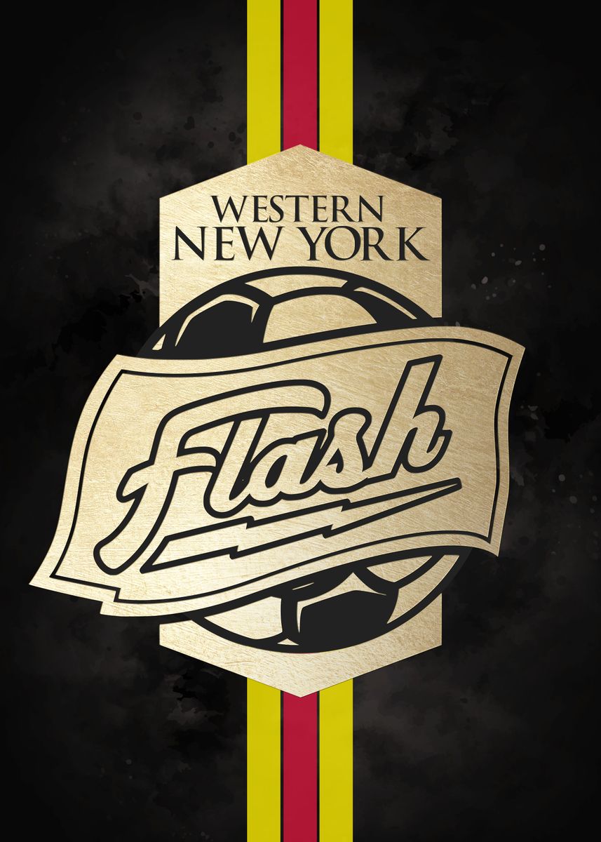 'Western New York Flash' Poster, picture, metal print, paint by Wilson ...