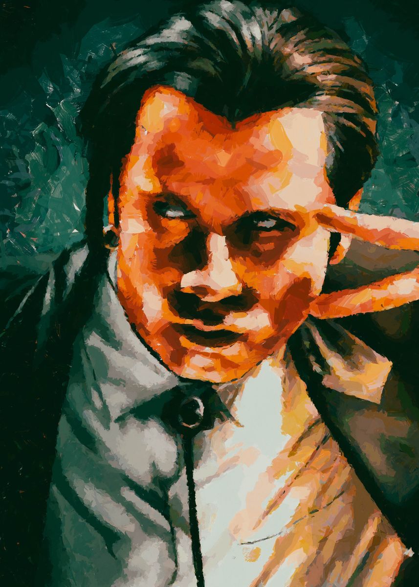 'Vincent ' Poster, picture, metal print, paint by Evgenuy Merkushov ...