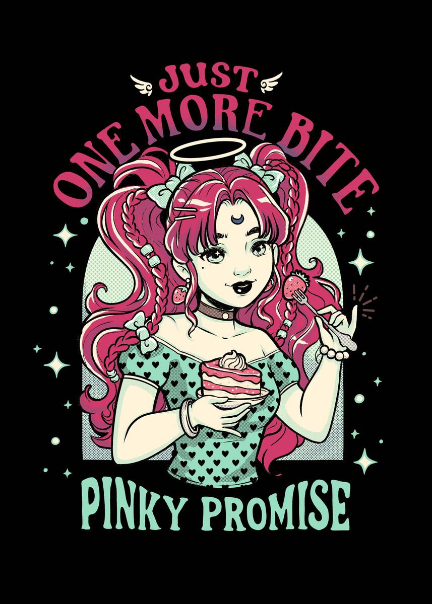 'Pinky Promise' Poster, picture, metal print, paint by koldkofi | Displate