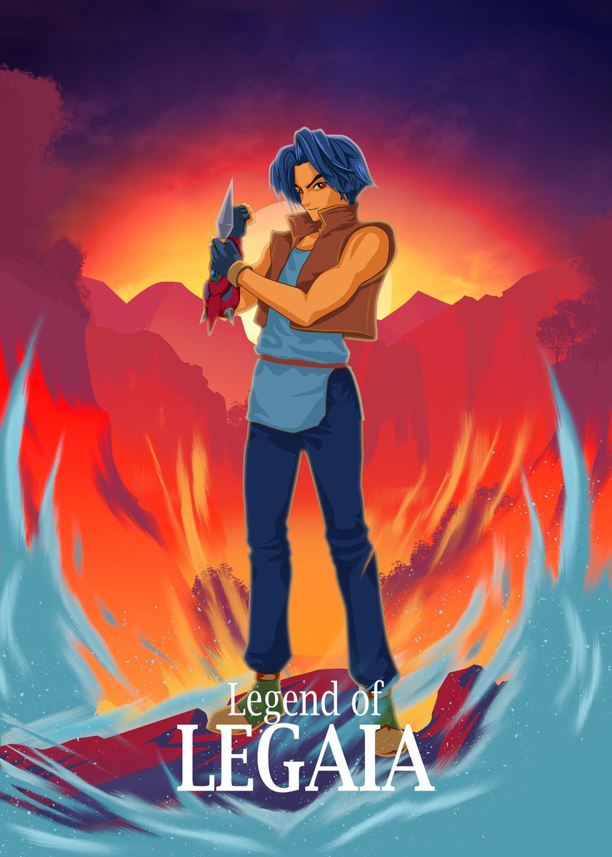 'Legend of legaia' Poster, picture, metal print, paint by misbah dinara ...
