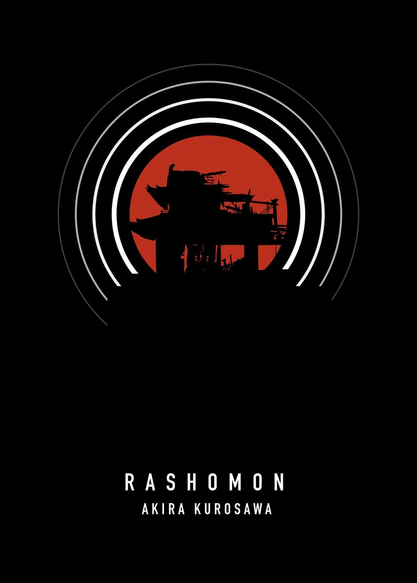'Rashomon' Poster, picture, metal print, paint by fay list.art | Displate