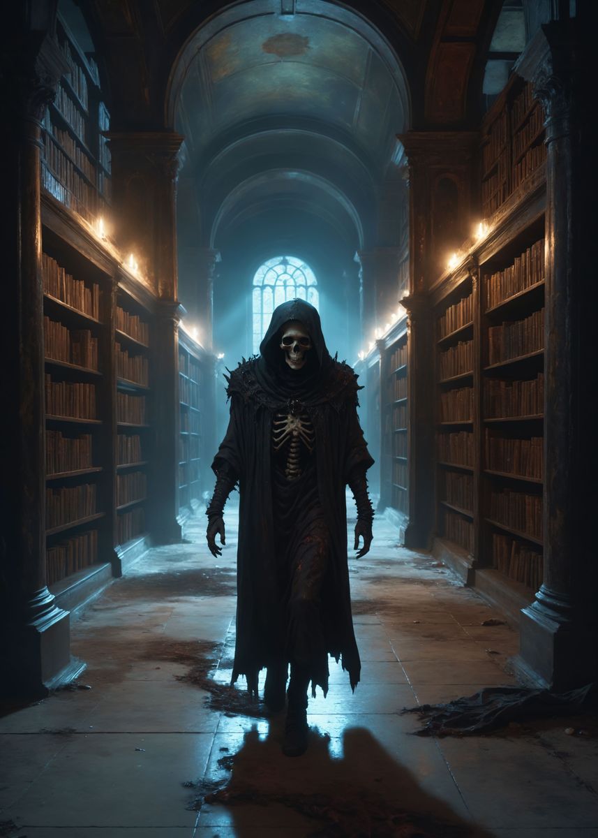 'A rotting necromancer' Poster, picture, metal print, paint by Giuseppe ...