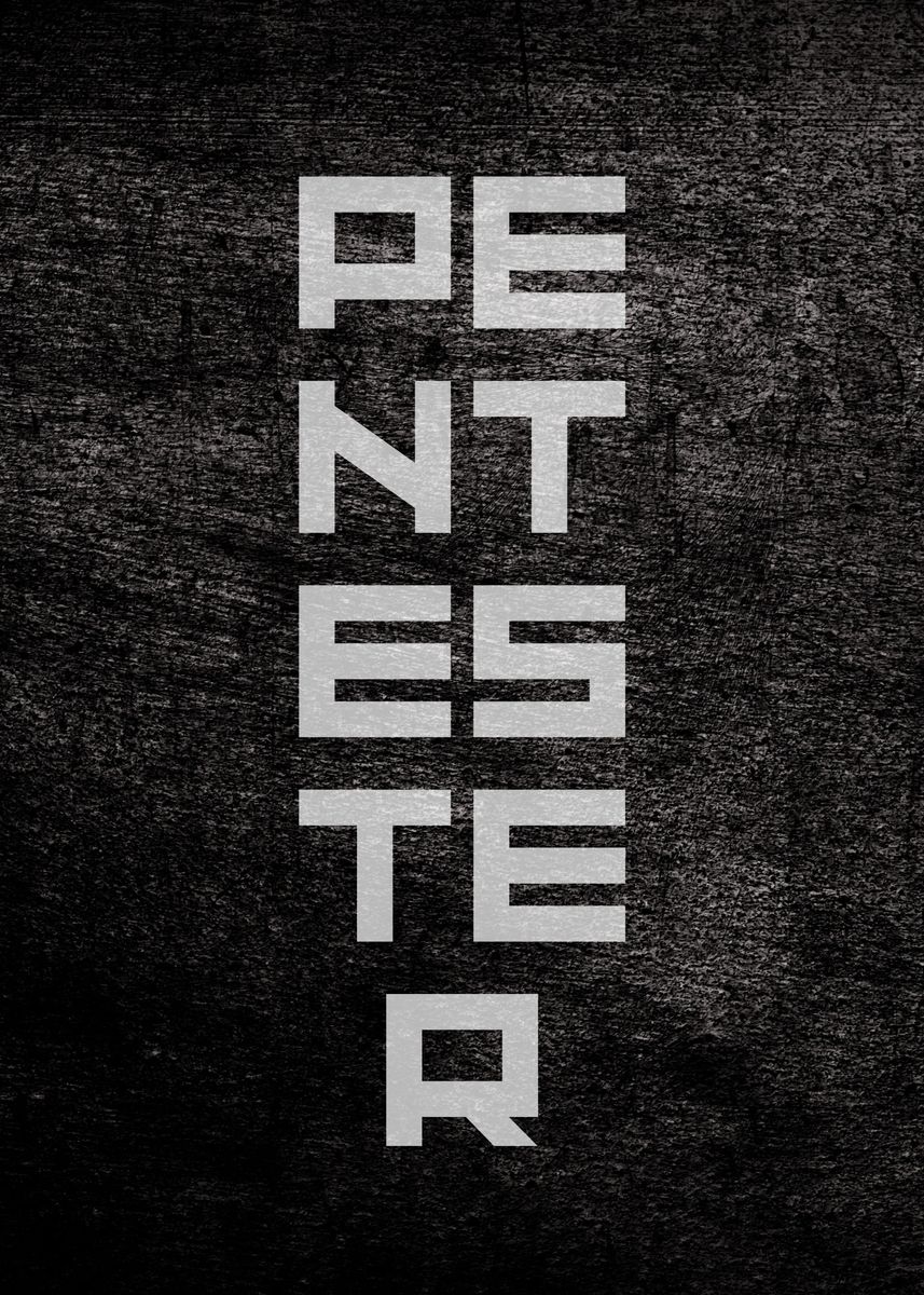 'Pentester System Poster' Poster, picture, metal print, paint by Wisnu ...