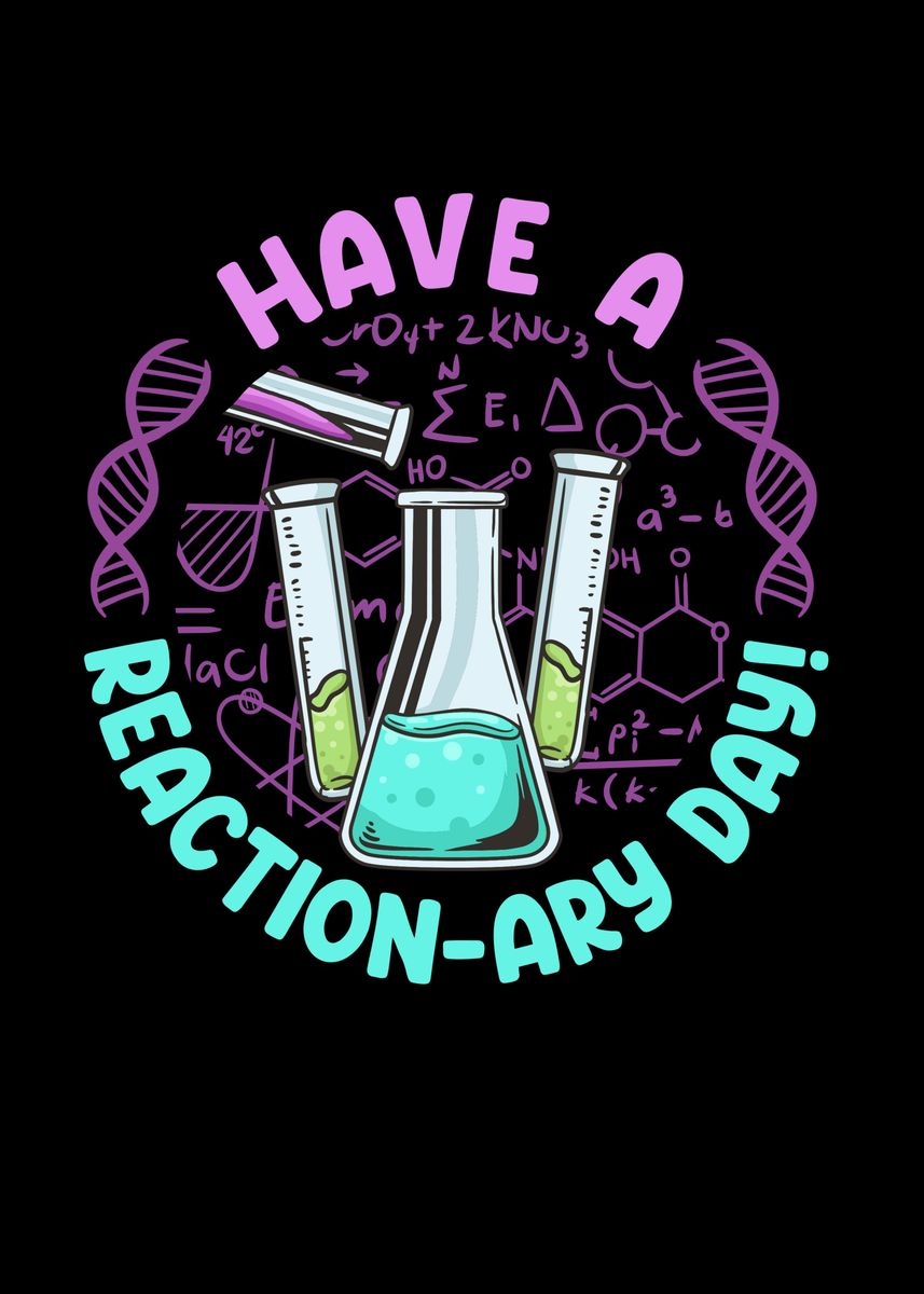 'Have A Reactionary Day' Poster, picture, metal print, paint by biNutz ...
