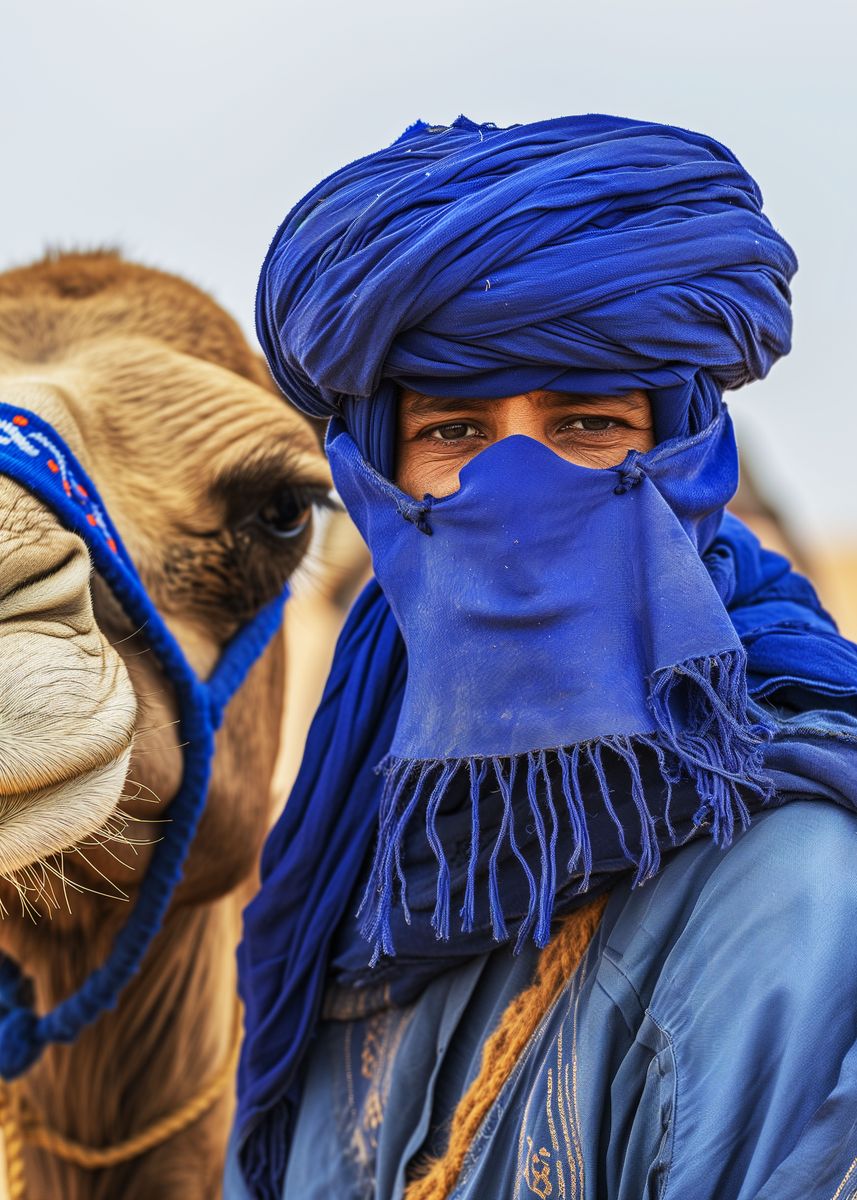 'Saharan Elegance' Poster, picture, metal print, paint by Monika Bürger ...