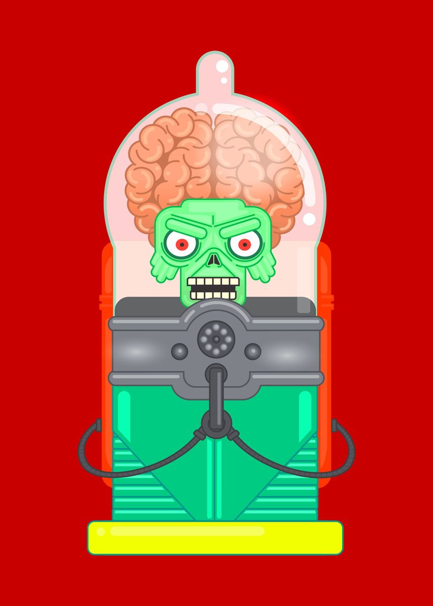 'Ack Ack' Poster, picture, metal print, paint by Puding Vektor | Displate