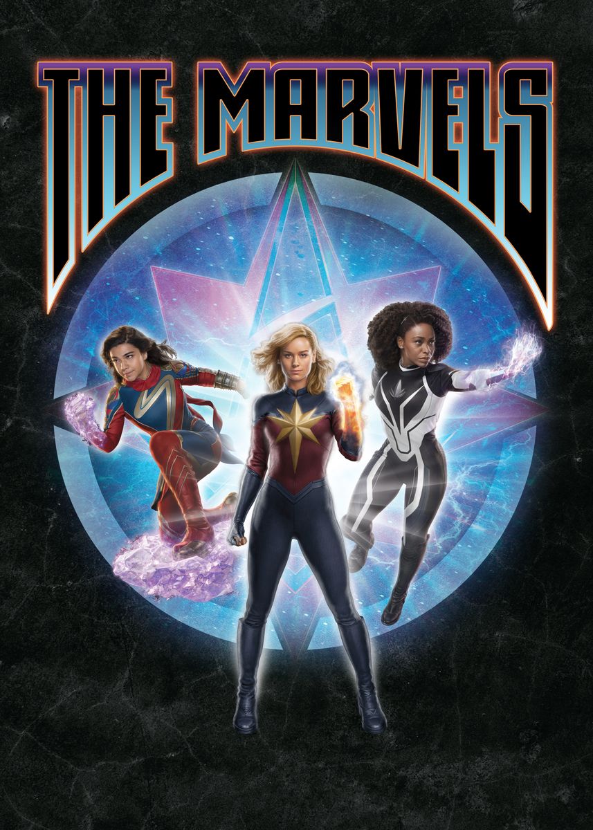 'The Marvels Circle Emblem' Poster, picture, metal print, paint by ...