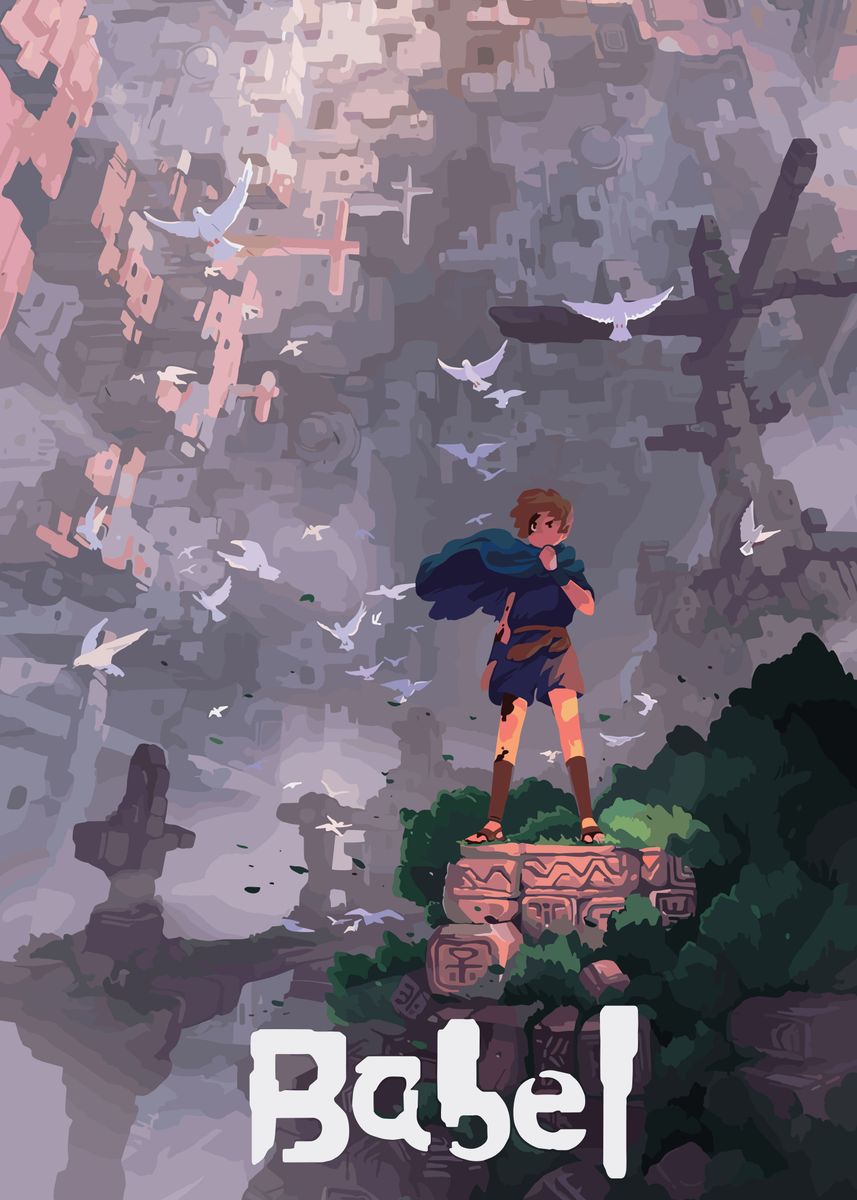 'babel anime new' Poster, picture, metal print, paint by AFGT88 company ...