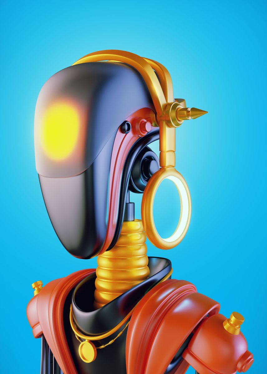 'Cyber character' Poster, picture, metal print, paint by cgterminal ART ...