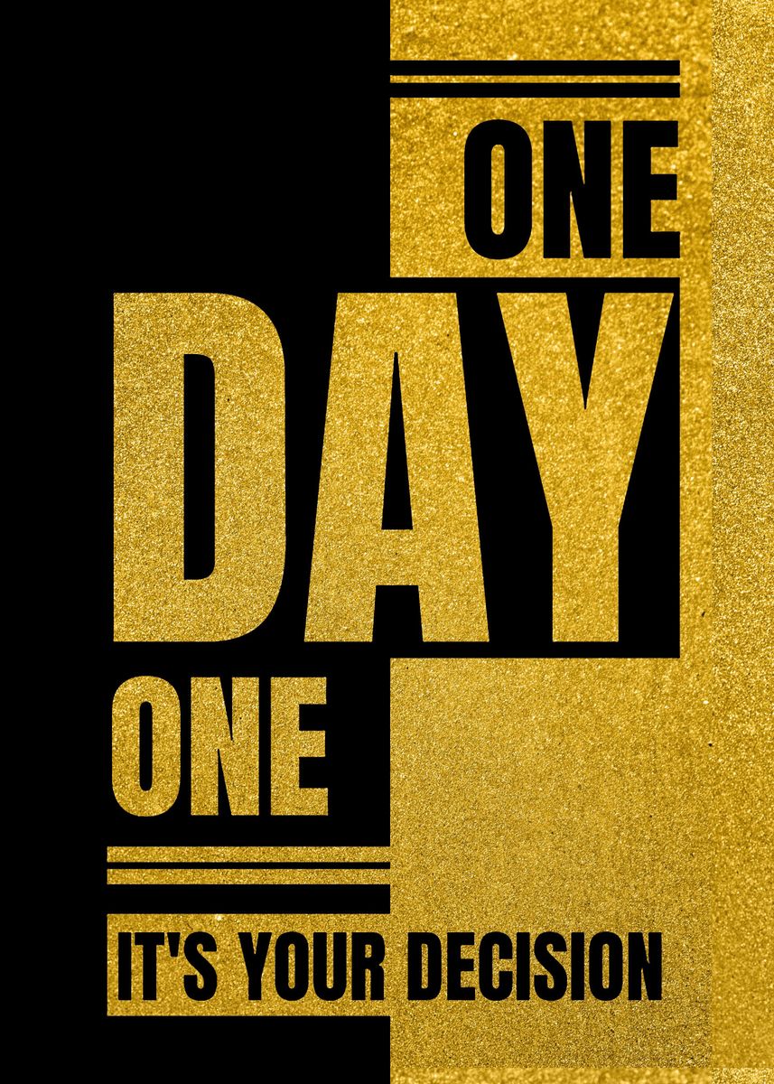 'Day One' Poster, picture, metal print, paint by Ammar Zain | Displate