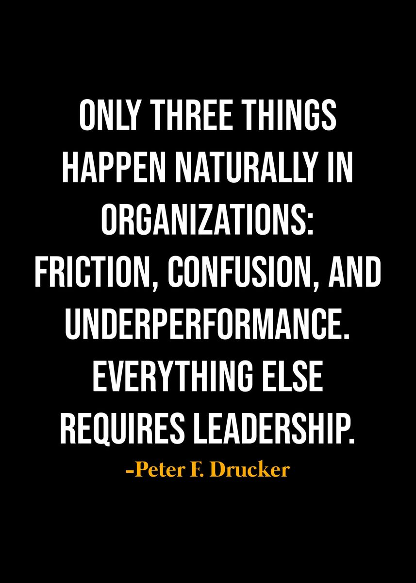 'Peter F Drucker Quotes ' Poster, picture, metal print, paint by KLIP ...