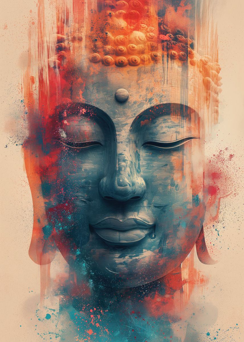 'Divine Gaze' Poster, picture, metal print, paint by Naked Monkey ...