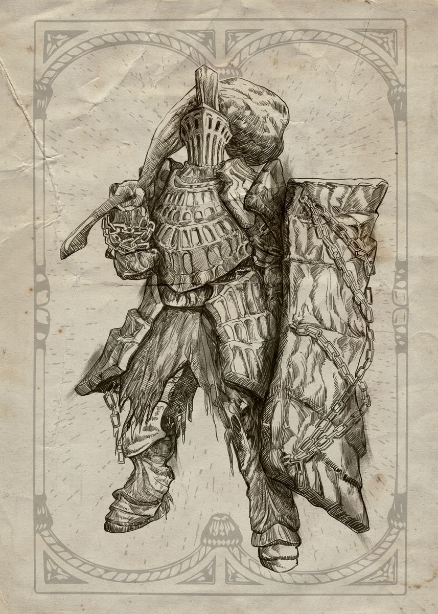 'Havel The Rock' Poster, picture, metal print, paint by Dark Souls ...