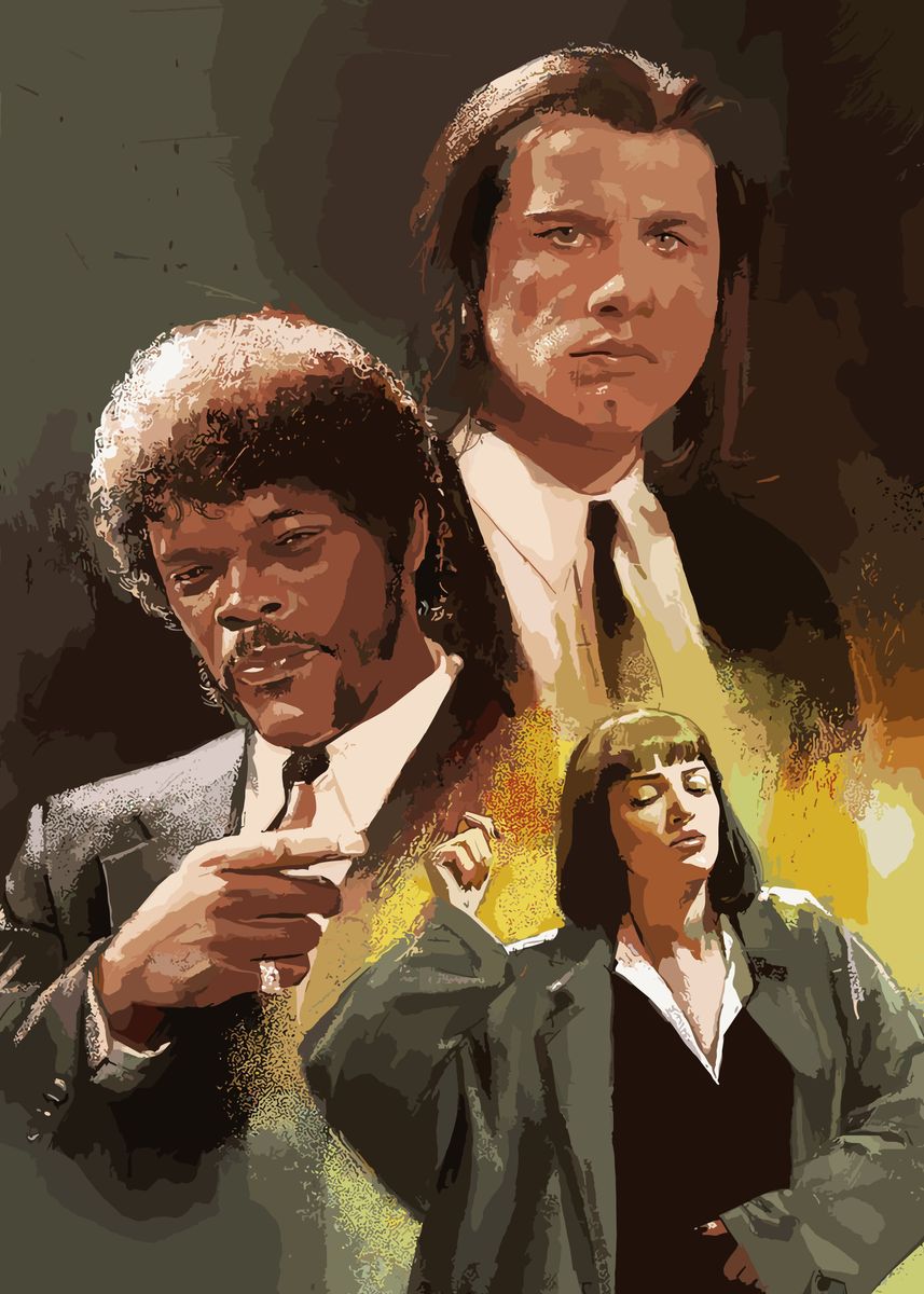 'Pulp Fiction' Poster, picture, metal print, paint by Candy Capone ...