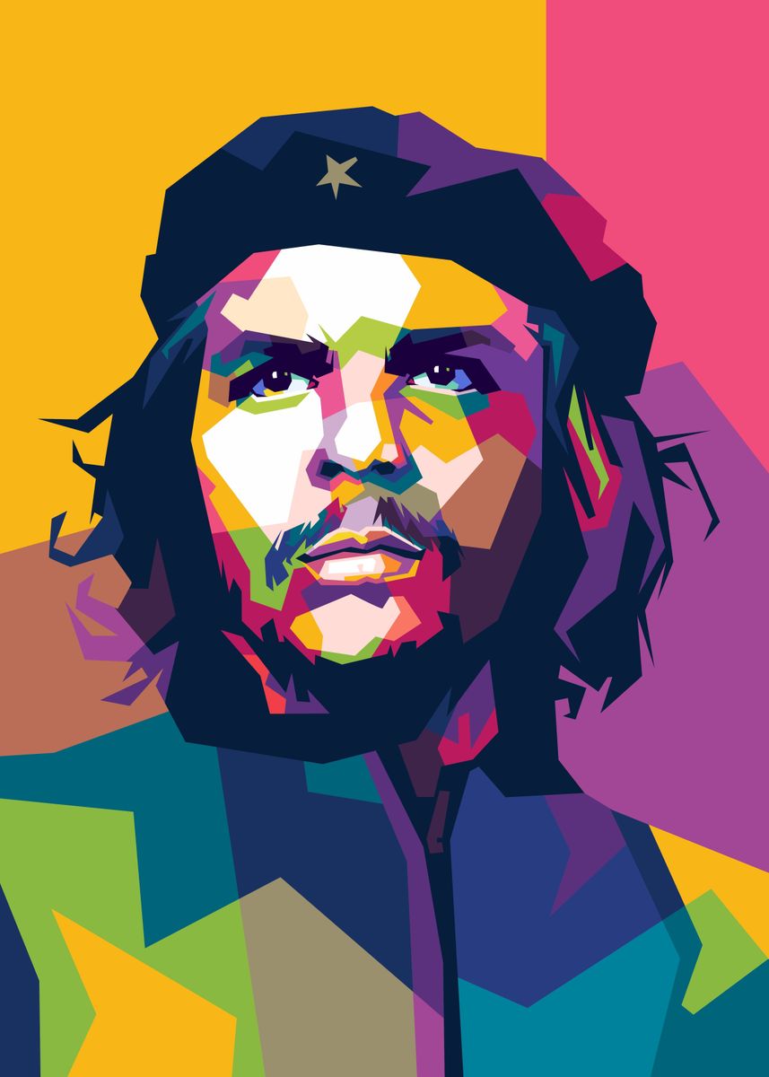 'Ernesto Che Guevara WPAP' Poster, picture, metal print, paint by Dika ...