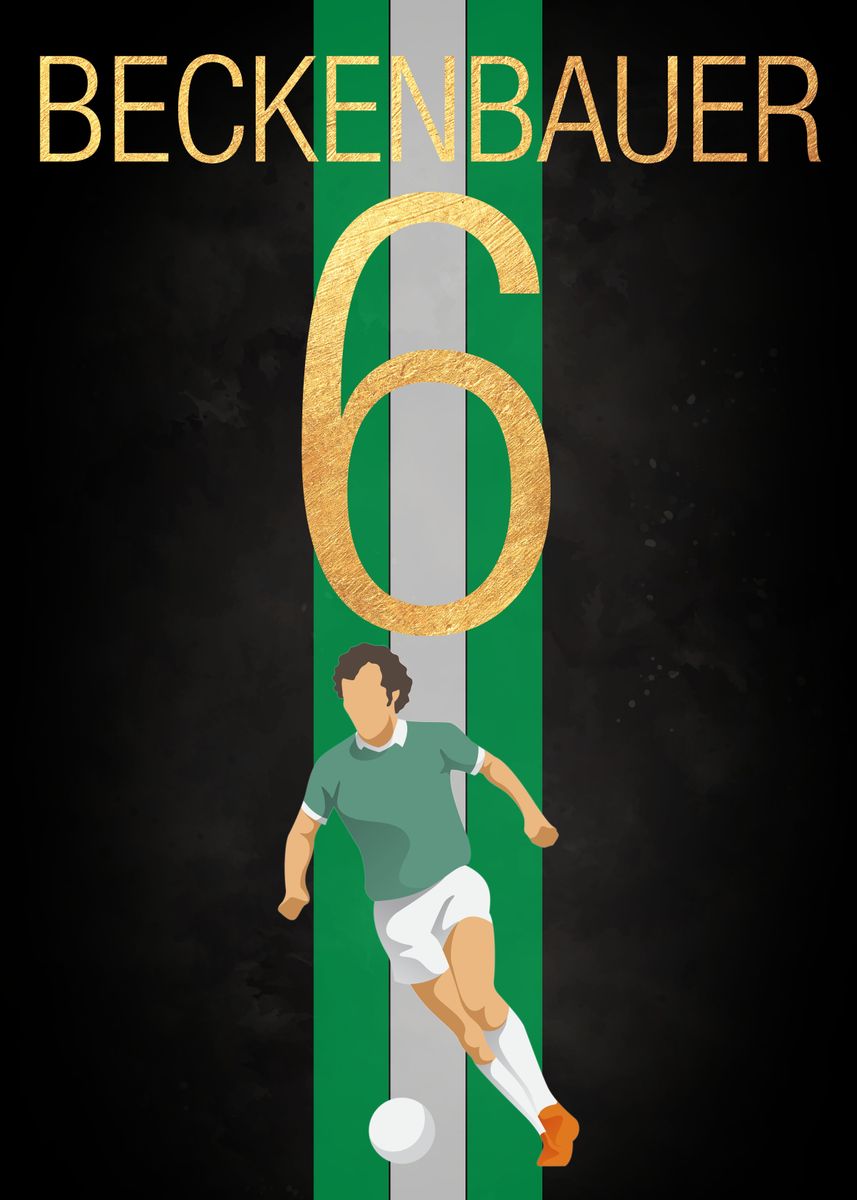 'Franz Beckenbauer New Yor' Poster, picture, metal print, paint by Kaye ...