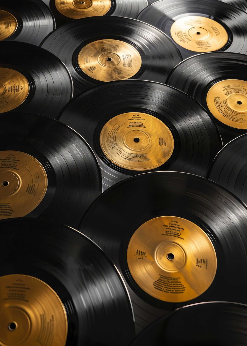 'Dark Gold' Poster, picture, metal print, paint by Morgan Yon | Displate