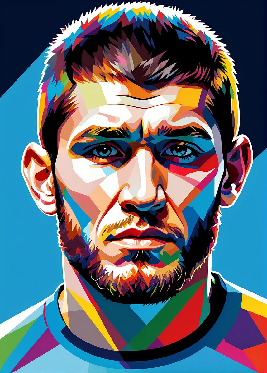 'Kabib Fighter' Poster, picture, metal print, paint by Trending ...