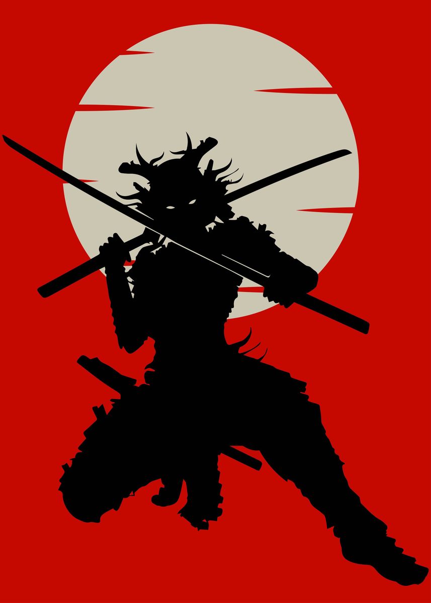 'Katana Sword' Poster, picture, metal print, paint by DASDOFF | Displate