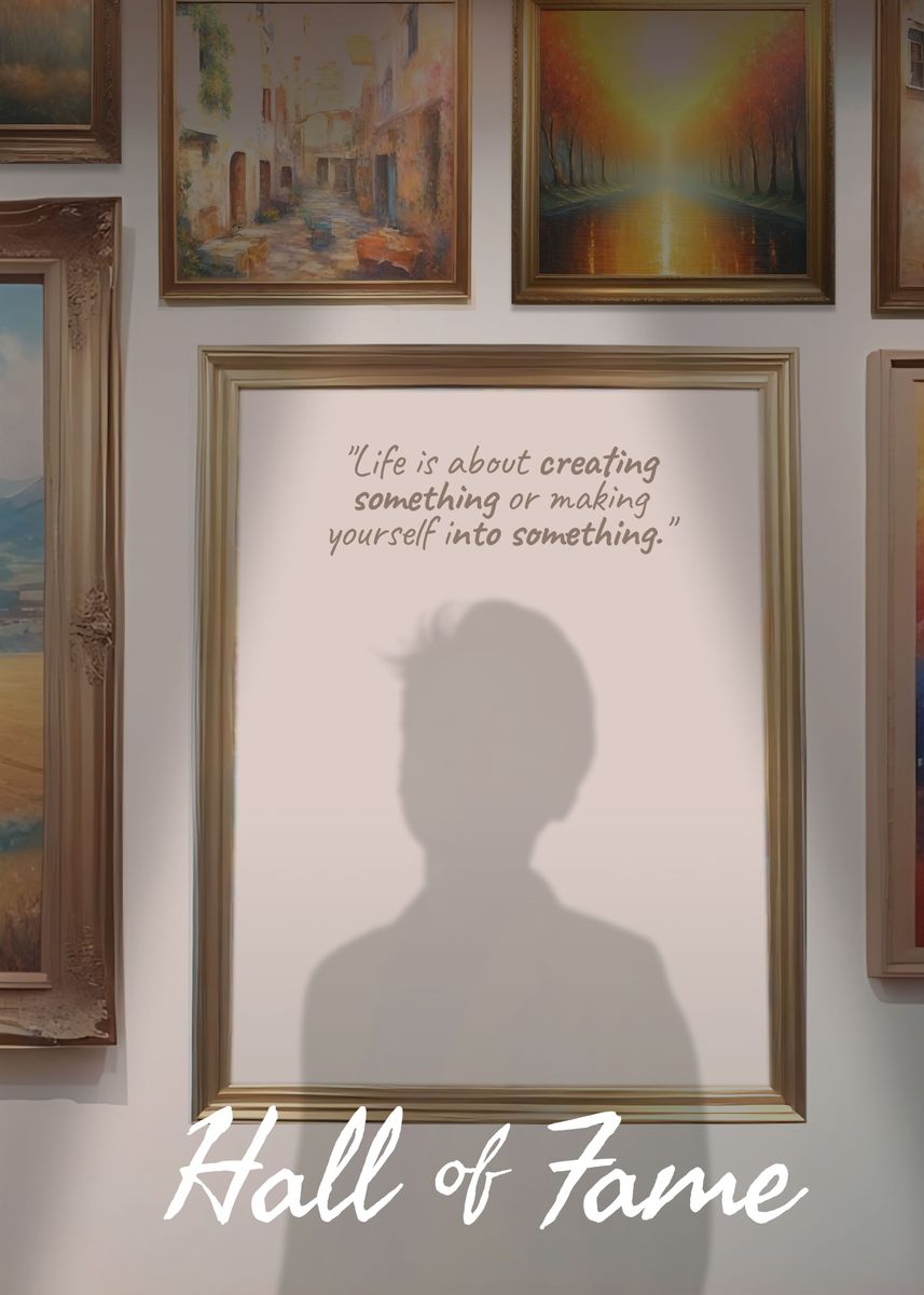 'Hall of Fame' Poster, picture, metal print, paint by Mvirsy | Displate