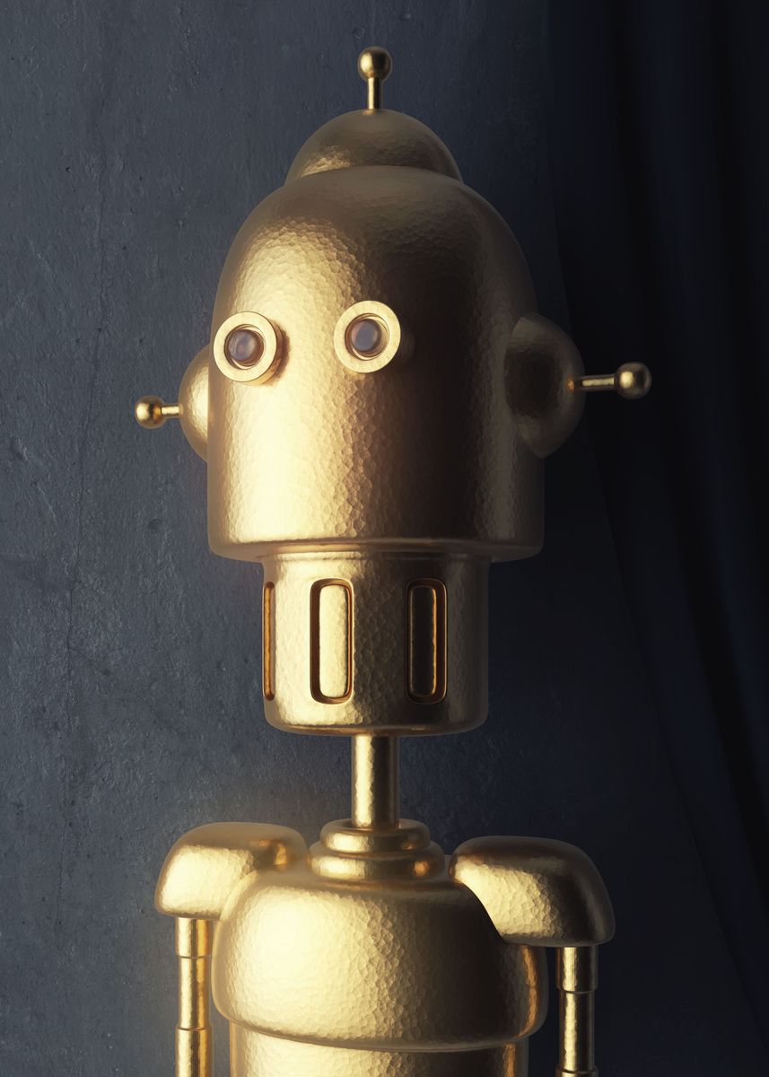 'Robo' Poster, picture, metal print, paint by cgterminal ART | Displate