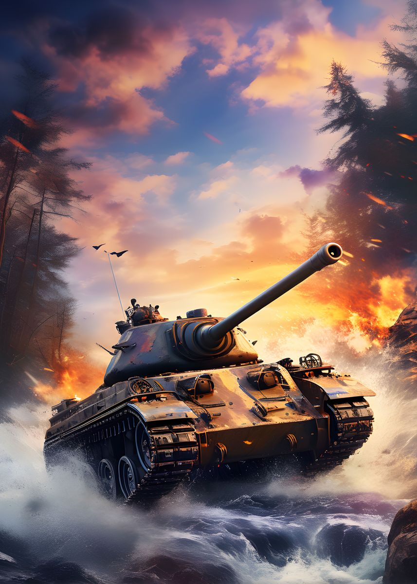 'Tank Commando' Poster, picture, metal print, paint by vandervisuals ...