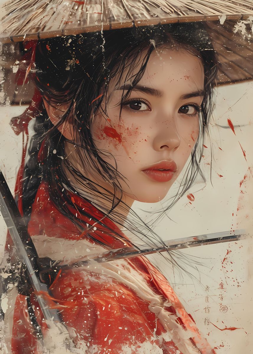 'Traditional Asian Katana' Poster, picture, metal print, paint by ...