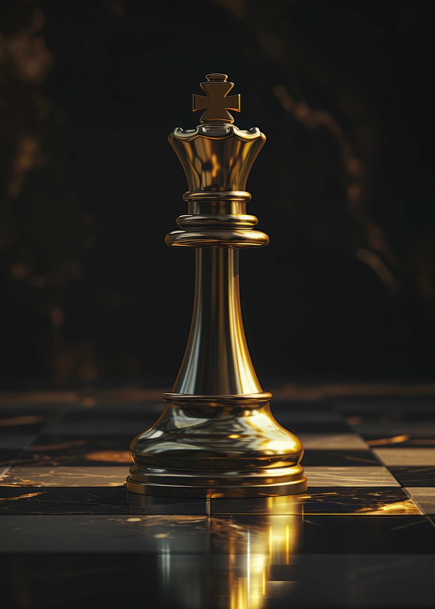 'Dark Gold' Poster, picture, metal print, paint by Morgan Yon | Displate