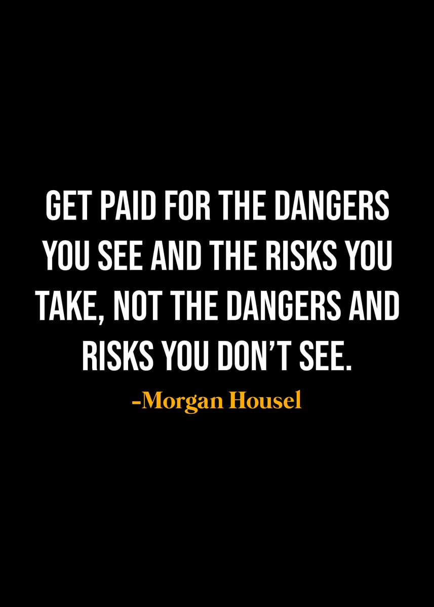 'Morgan Housel Quotes ' Poster, picture, metal print, paint by KLIP ...