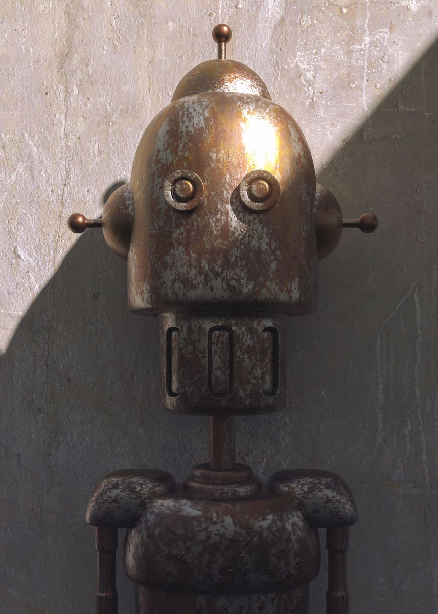 'Cartoon robot' Poster, picture, metal print, paint by cgterminal ART ...