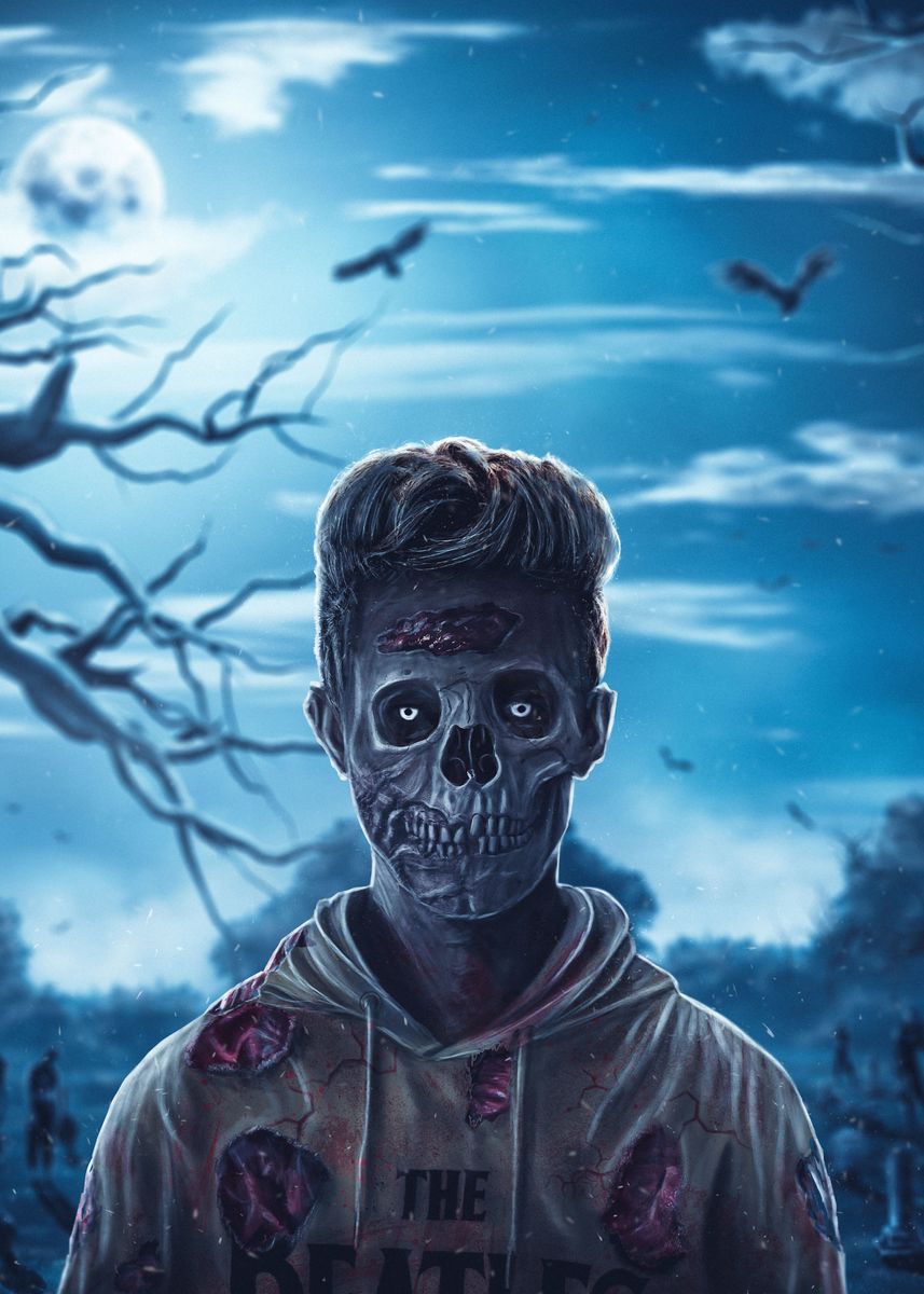 'Zombie Benny' Poster, picture, metal print, paint by Aniket Patel ...