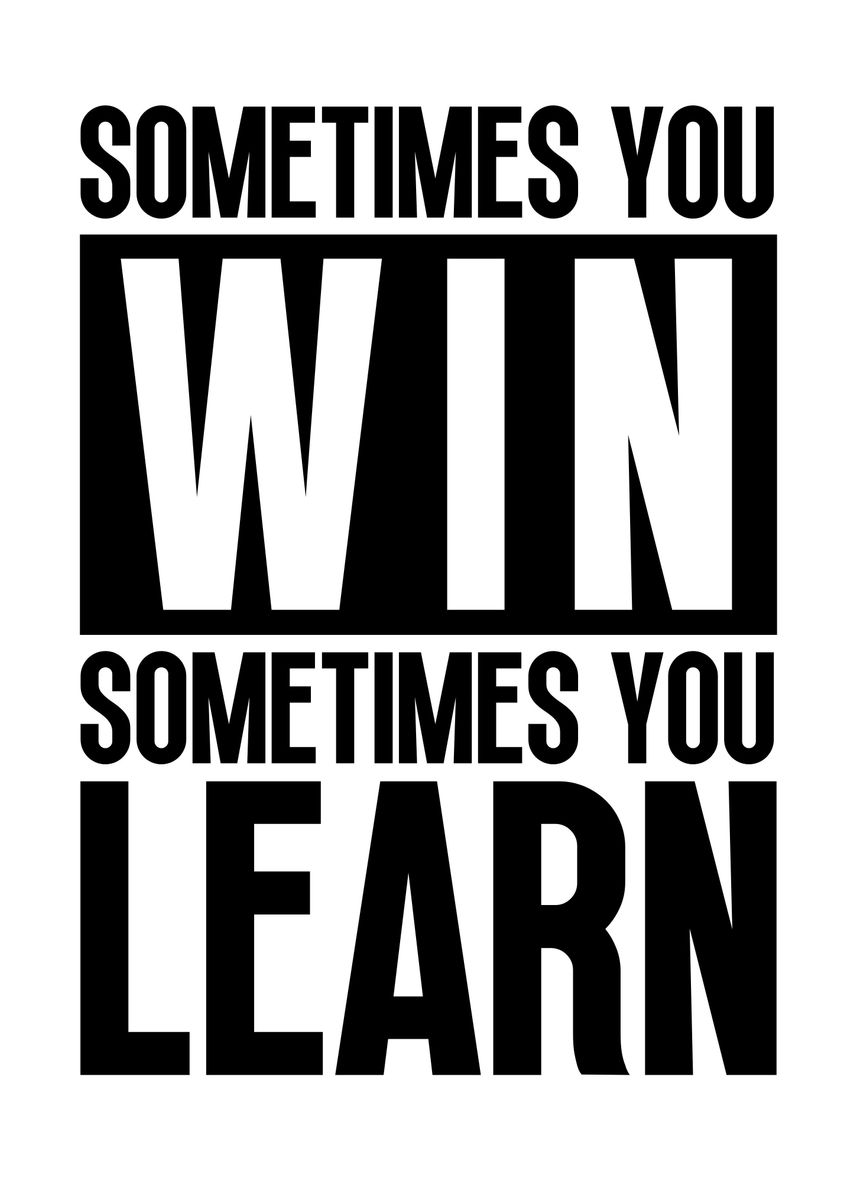 'Motivational Quote' Poster, picture, metal print, paint by Nae | Displate