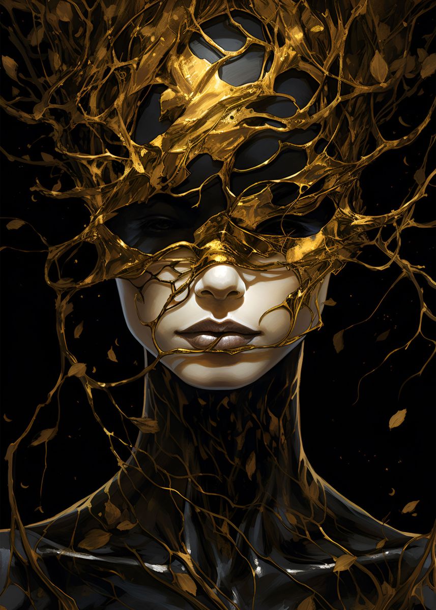 'Female Symbiont 2' Poster, picture, metal print, paint by ...