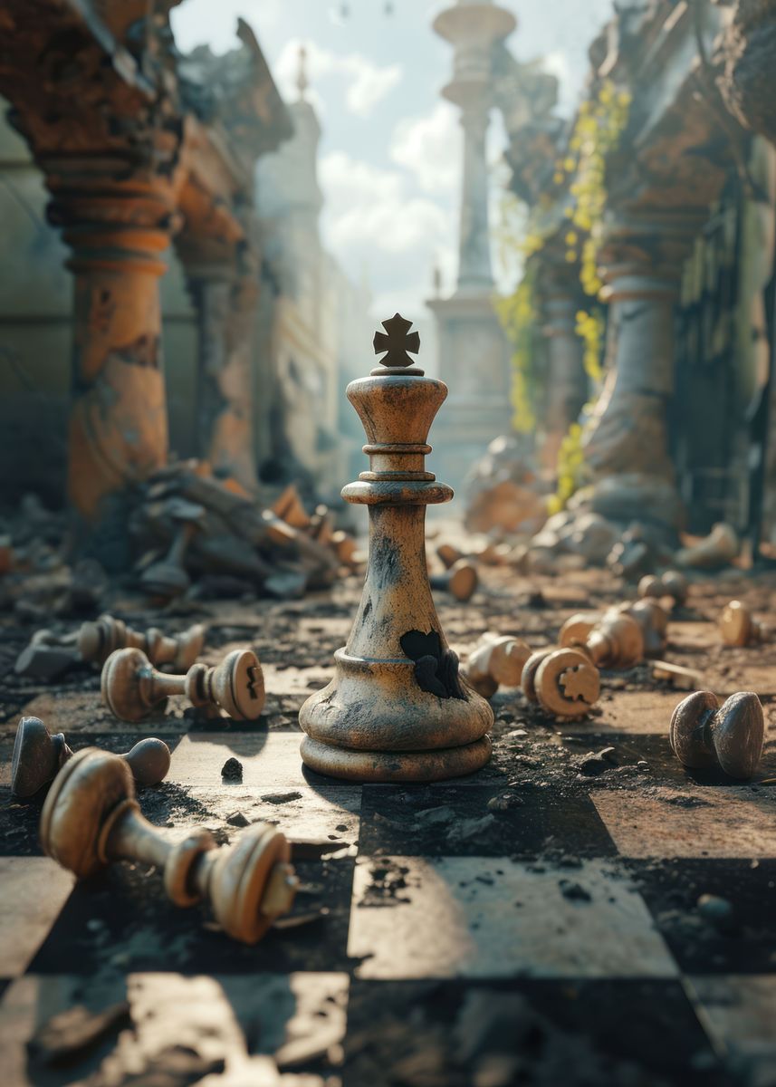 'Last King Standing' Poster, picture, metal print, paint by ...