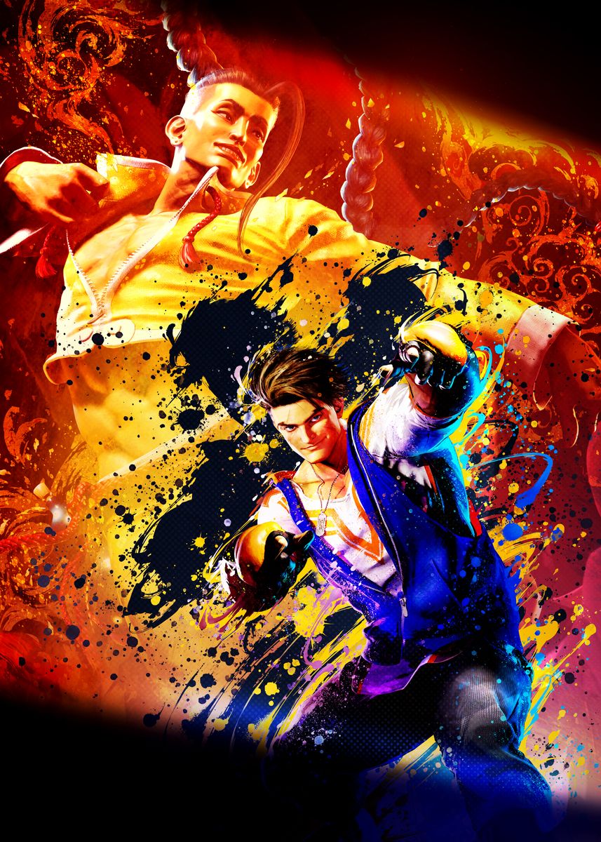 'Luke vs. Jamie' Poster, picture, metal print, paint by Street Fighter ...