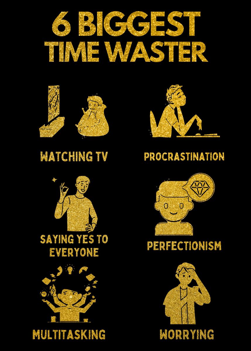 'Biggest Time Waster' Poster, picture, metal print, paint by Fanth ...