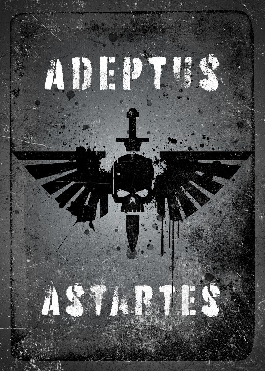 'Adeptus Astartes Emblem' Poster, picture, metal print, paint by ...