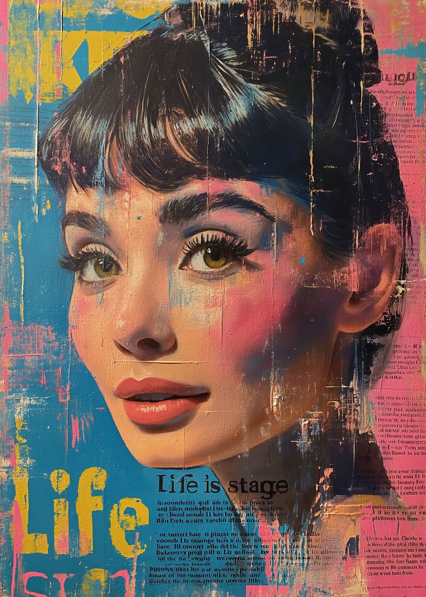 'Fashion model painting' Poster, picture, metal print, paint by Phuong ...