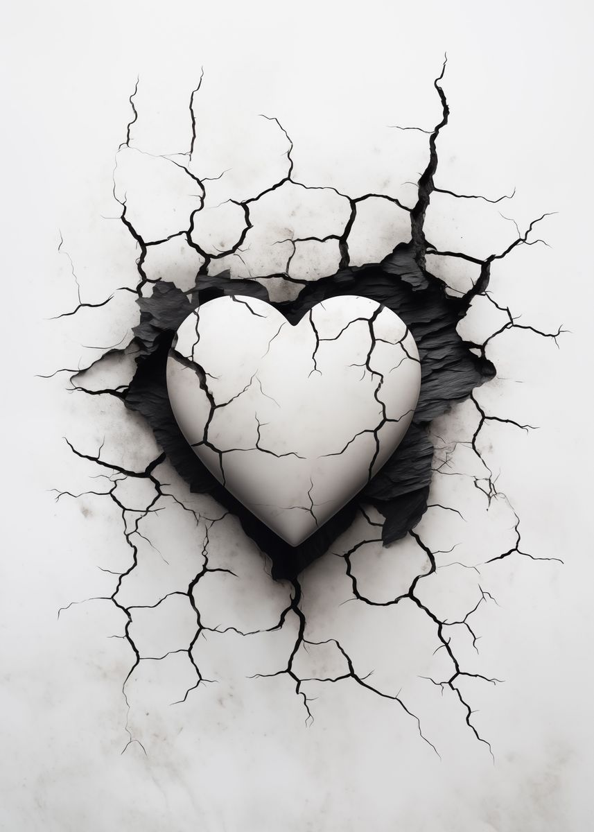 'Strong heart' Poster, picture, metal print, paint by dostiphotography ...