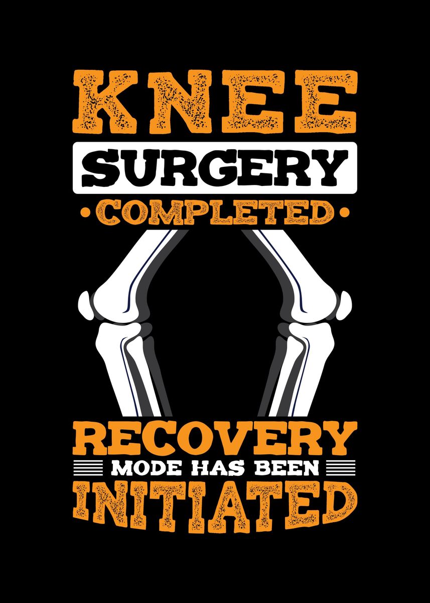 'Knee Surgery' Poster, picture, metal print, paint by Sebastian Wünsche ...