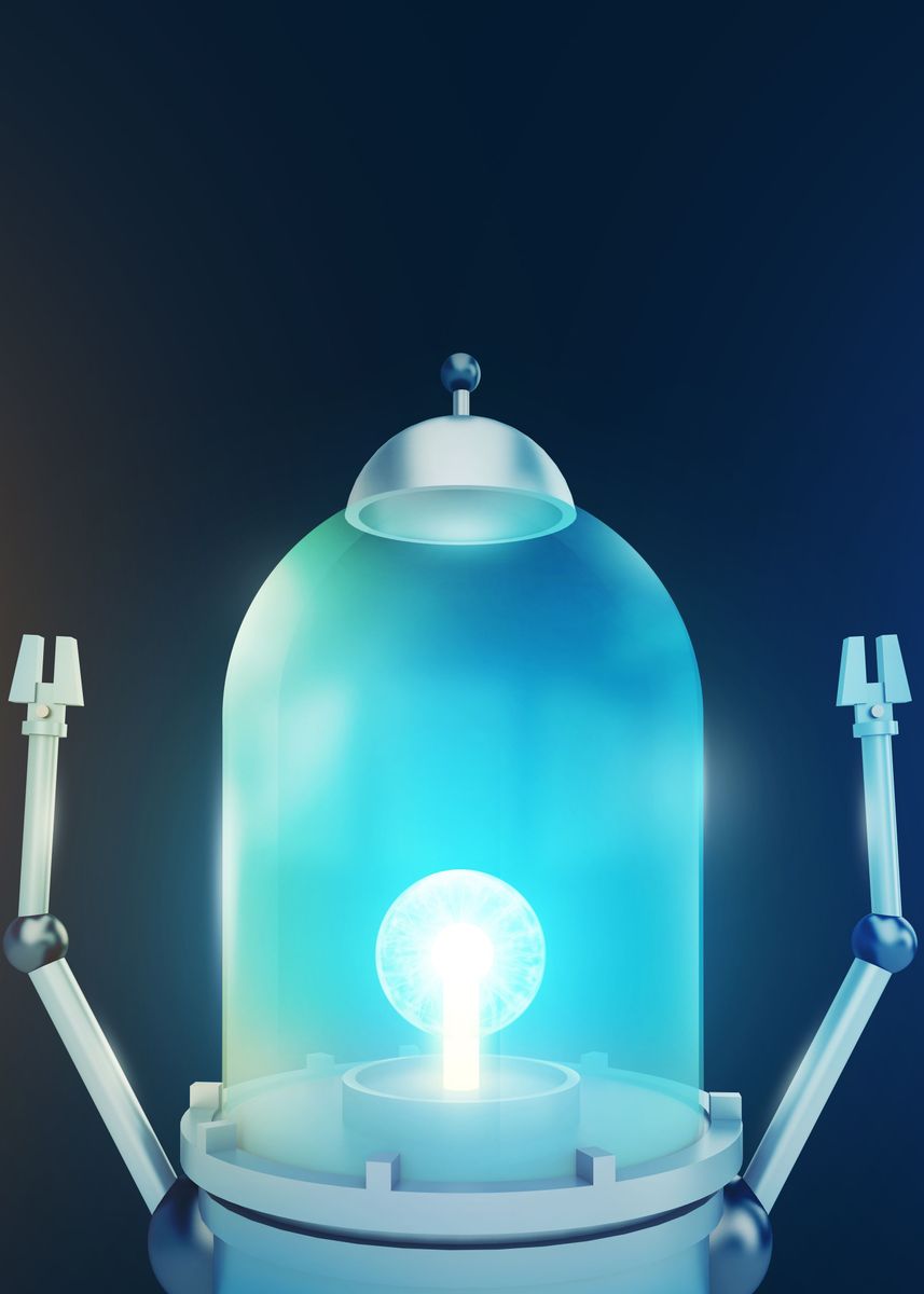 'Robo bot' Poster, picture, metal print, paint by cgterminal ART | Displate